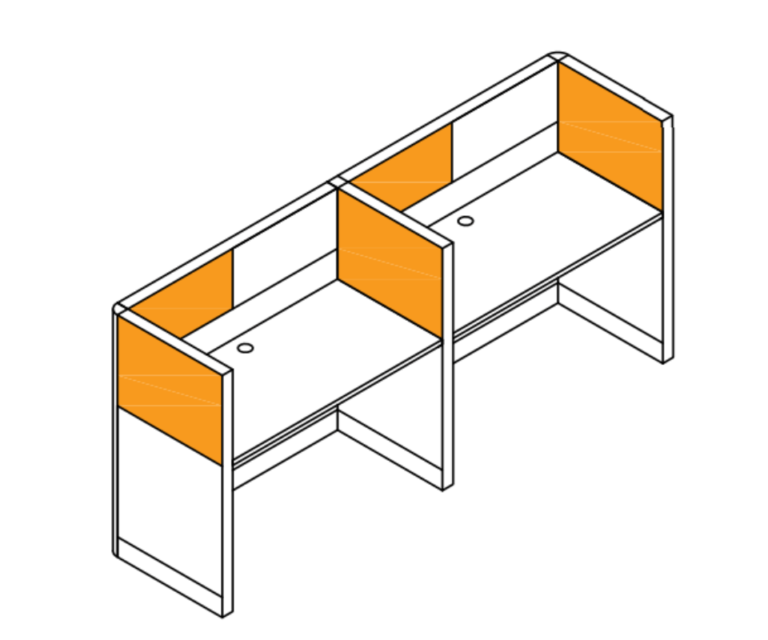 Modular Furniture Manufacturer In Mumbai - Non Sharing Workstation