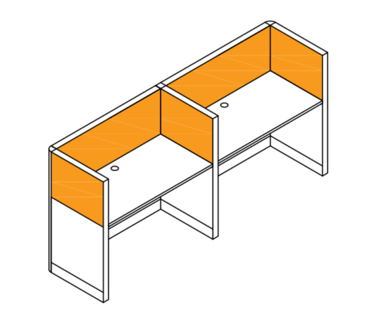 Modular Furniture Manufacturer In Mumbai - Non Sharing Workstation