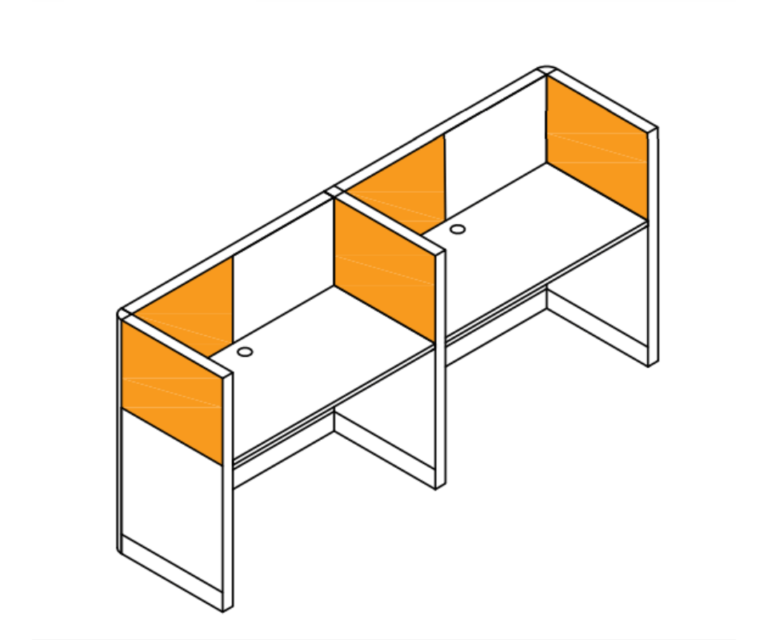 Modular Furniture Manufacturer In Mumbai - Non Sharing Workstation