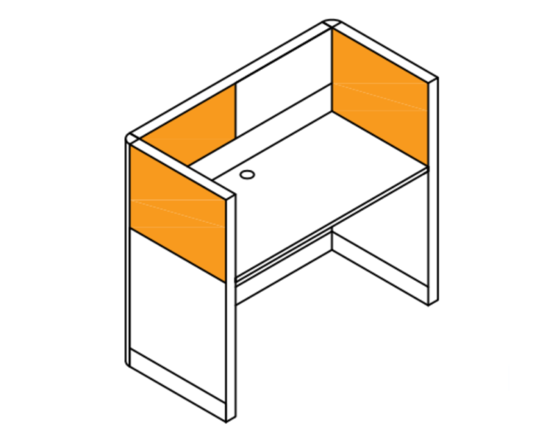 Modular Furniture Manufacturer In Mumbai - Non Sharing Workstation
