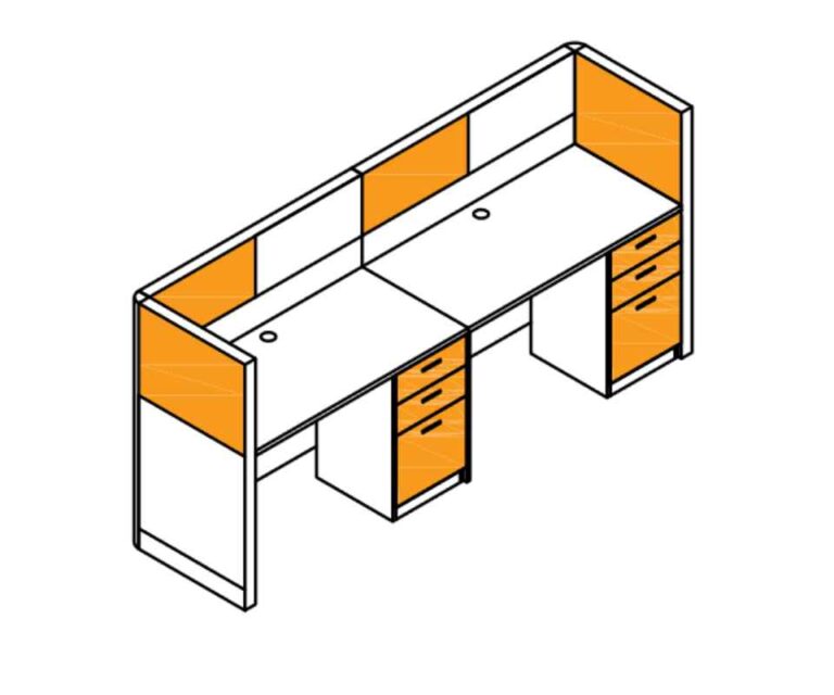 Modular Furniture Manufacturer In Mumbai - Non Sharing Workstation
